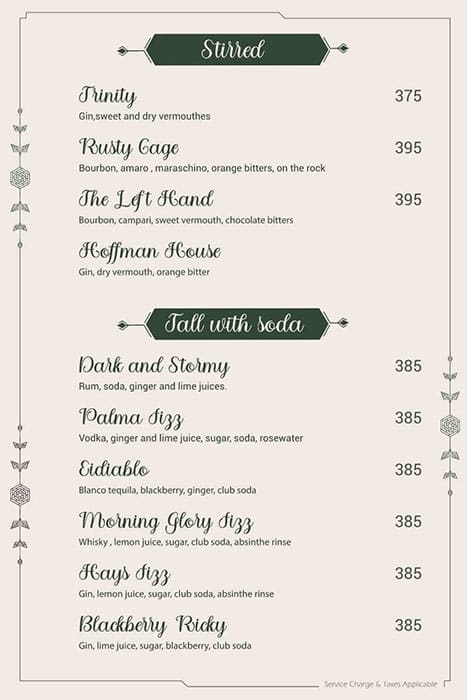 Menu at Kynd Cafe & Bar By Naap, Pune