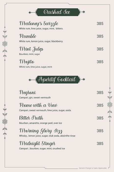 Menu at Kynd Cafe & Bar By Naap, Pune