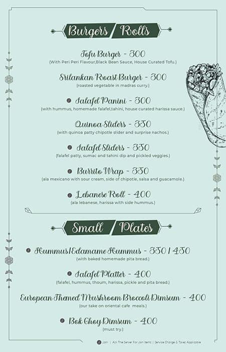 Menu at Kynd Cafe & Bar By Naap, Pune