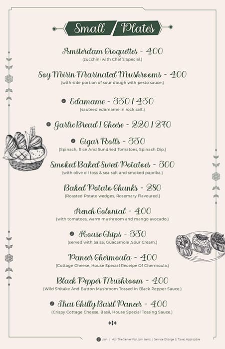 Menu at Kynd Cafe & Bar By Naap, Pune