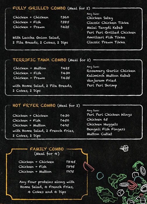 Menu at Grill House by Fipola, Chennai, 23A