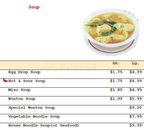 Menu at China Bridge restaurant, The Woodlands, Research Forest Dr #1600