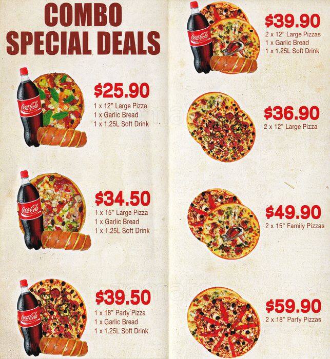 Menu at Marcellina Pizzeria Restaurant, Semaphore, 47 Semaphore Rd