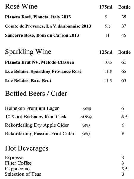 Hush a London: Foto del Menu con Prezzi - Zomato UK