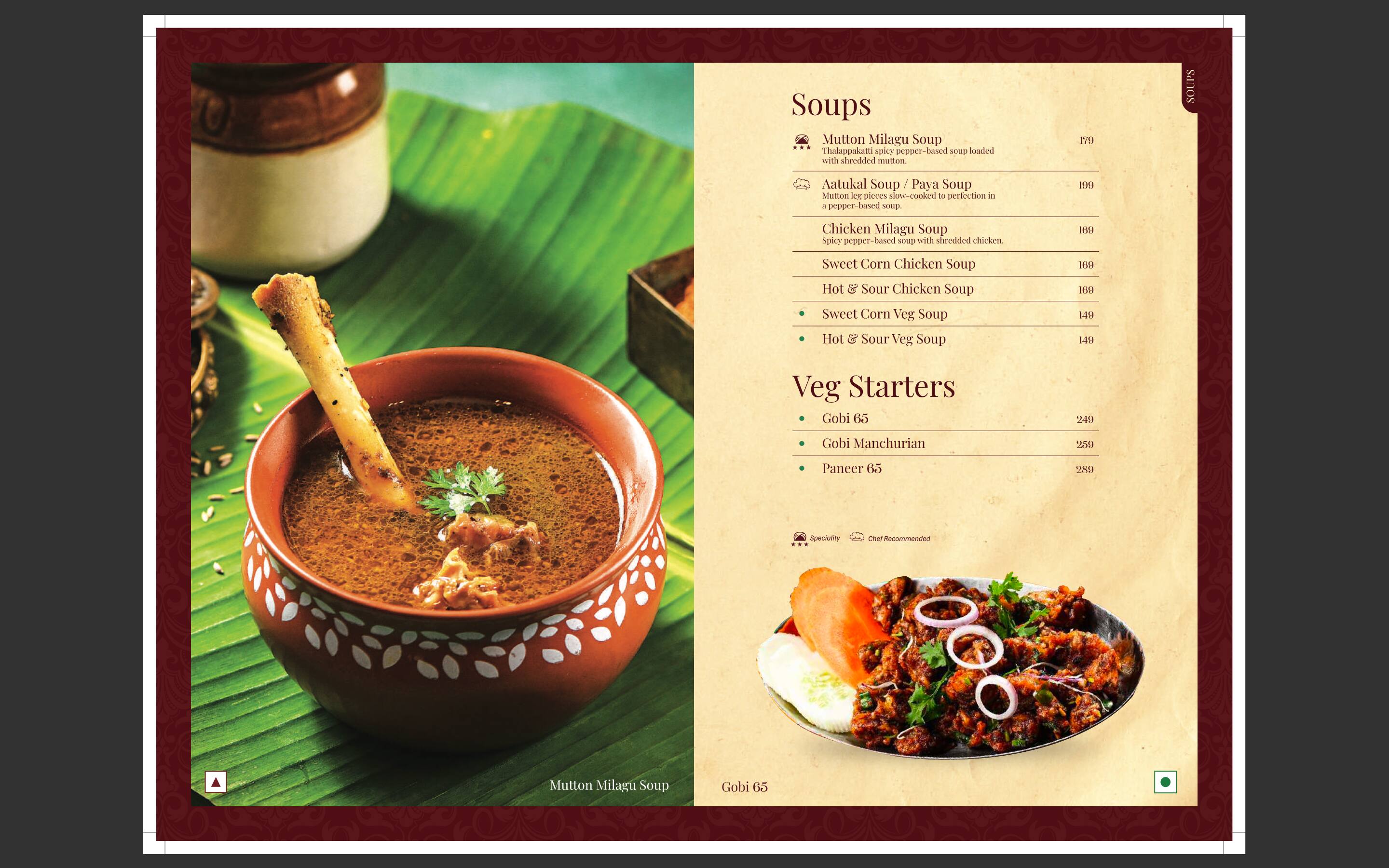 Menu of Dindigul Thalappakatti, Tambaram, Chennai