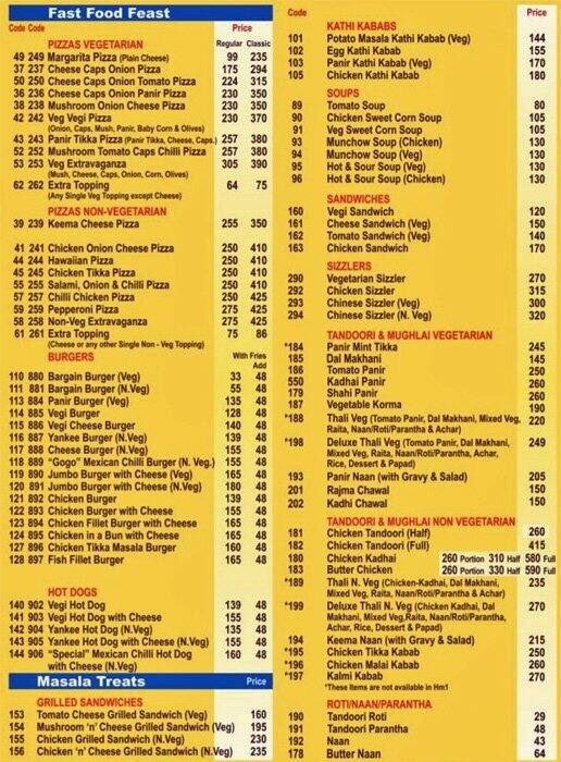 Hot Millions Menu, Menu for Hot Millions, Sector 17, Chandigarh - Zomato