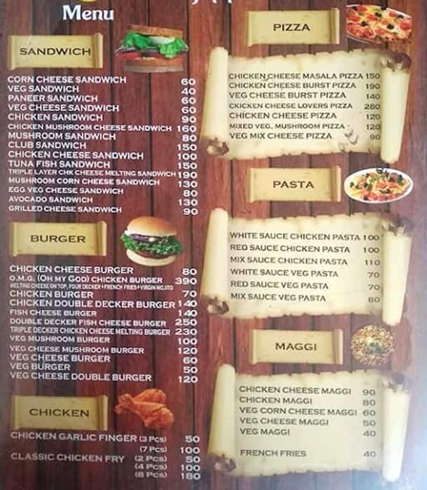 Menu of Food Square, College Street, Kolkata