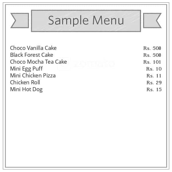 Menu of Royal Foods, Calangute, Goa