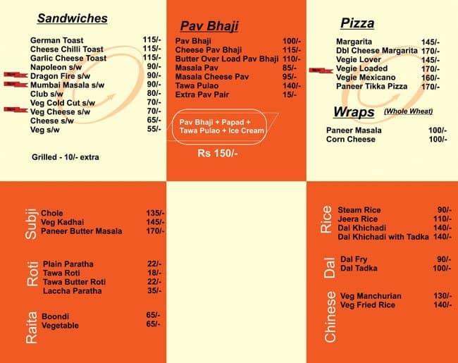 One Way Foods Menu, Menu for One Way Foods, Sinhgad Road, Pune - Zomato