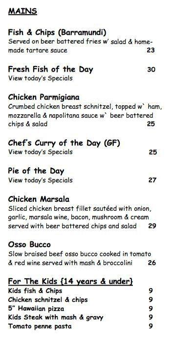 Menu at The Last Drop Pub canning vale, Canning Vale