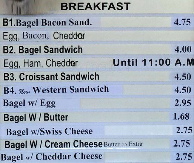 Menu at Cafe Divine, Mississauga