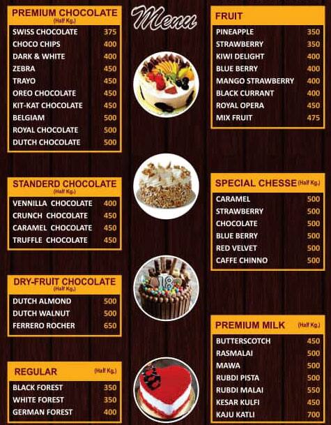 Menu of Lk & Bakers, Ulhasnagar, Thane