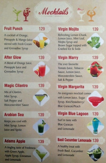 Menu at The Great Indian Village, Ghaziabad, GA-2