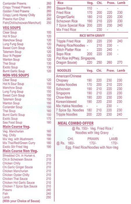 7 Spice Menu, Menu for 7 Spice, Parel, Mumbai - Zomato