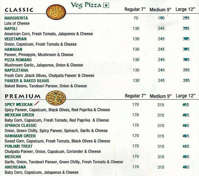 Mendo's Pizza Menu, Menu for Mendo's Pizza, Miyapur, Hyderabad - Zomato