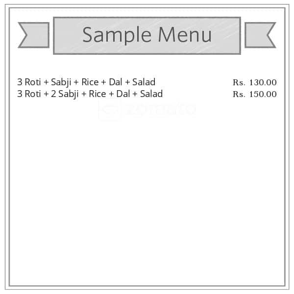 Menu of Swami Food, Dahisar East, Mumbai