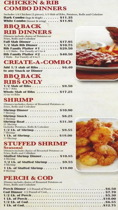 Menu at Chicken Manor restaurant, Addison, 437 Addison Rd