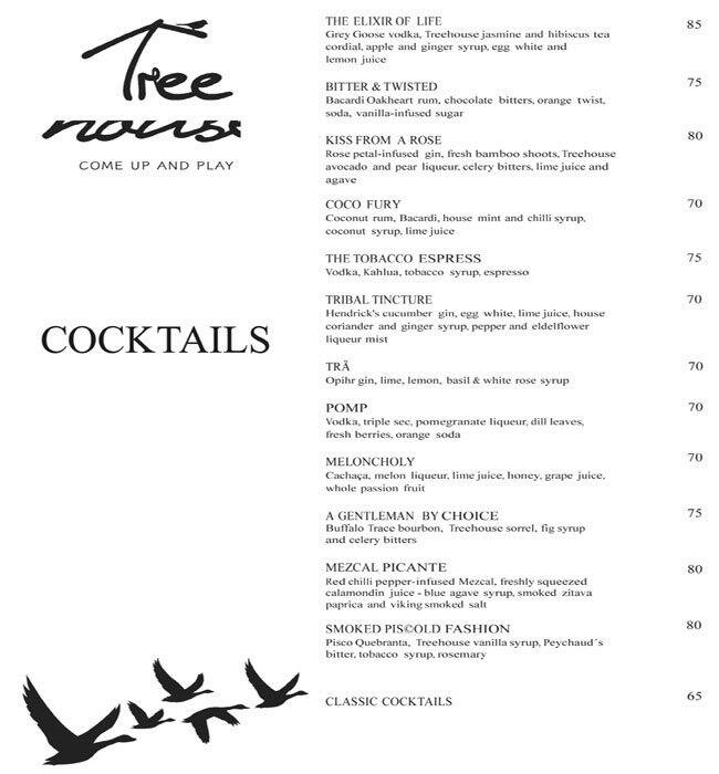 Treehouse Menu, Menu for Treehouse, Business Bay, Dubai - Zomato