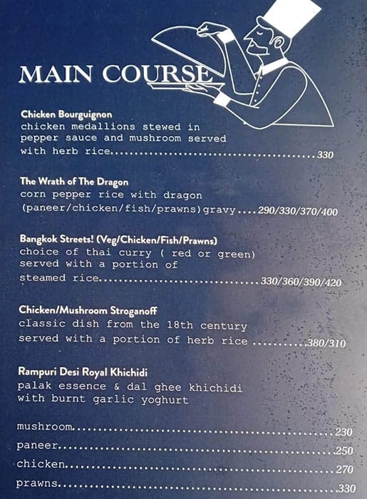 Menu of 21st Amendment Gastrobar, Indiranagar, Bangalore