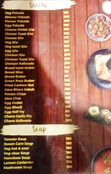 Menu of Satyam Foodcourt, Mulund West, Mumbai