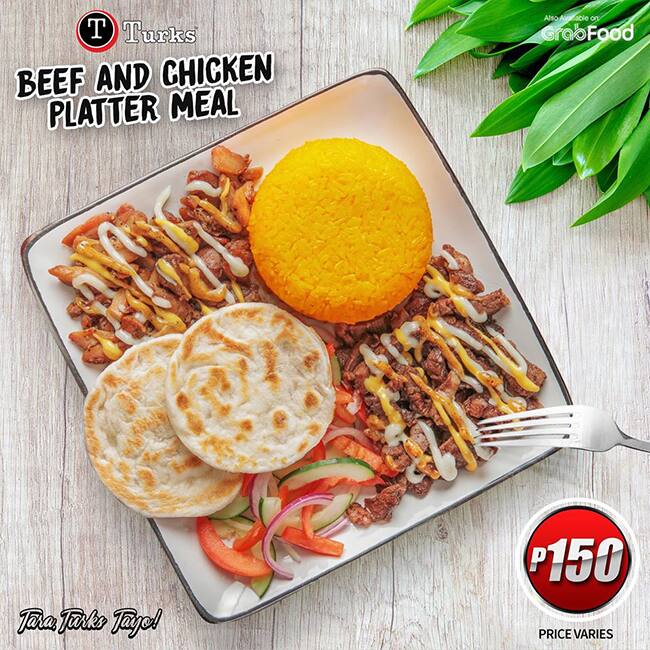 Menu at Turks restaurant, Quezon City, Shoppes at Victoria