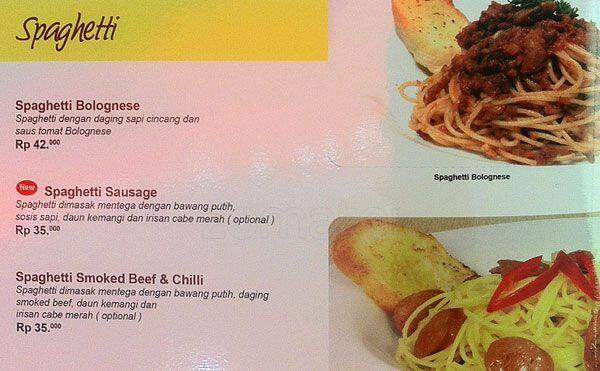 Carta de Celsius Cafe & Grill, Yakarta Oriental, Margo City Square Lantai 1