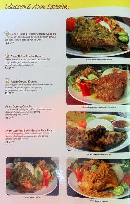 Carta de Celsius Cafe & Grill, Yakarta Oriental, Margo City Square Lantai 1
