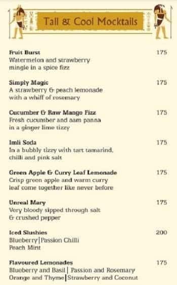 Menu of Level 5 Bistro and Bar, Erandwane, Pune