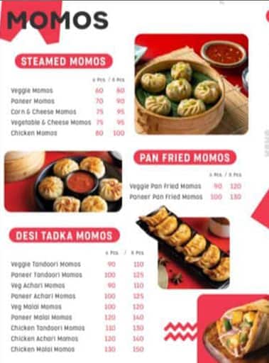 Menu at Momo Street, Navi Mumbai