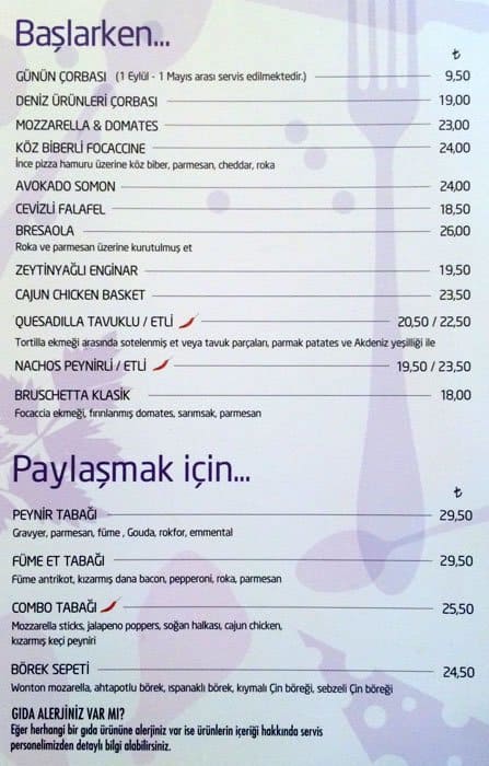 Welldone By Midpoint Menü, Welldone By Midpoint, Levent Merkez ...