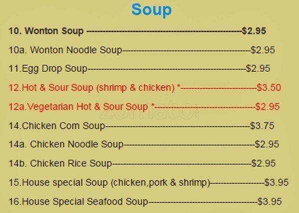 Menu at Asian King BBQ, Mississauga, Truscott Dr. #24