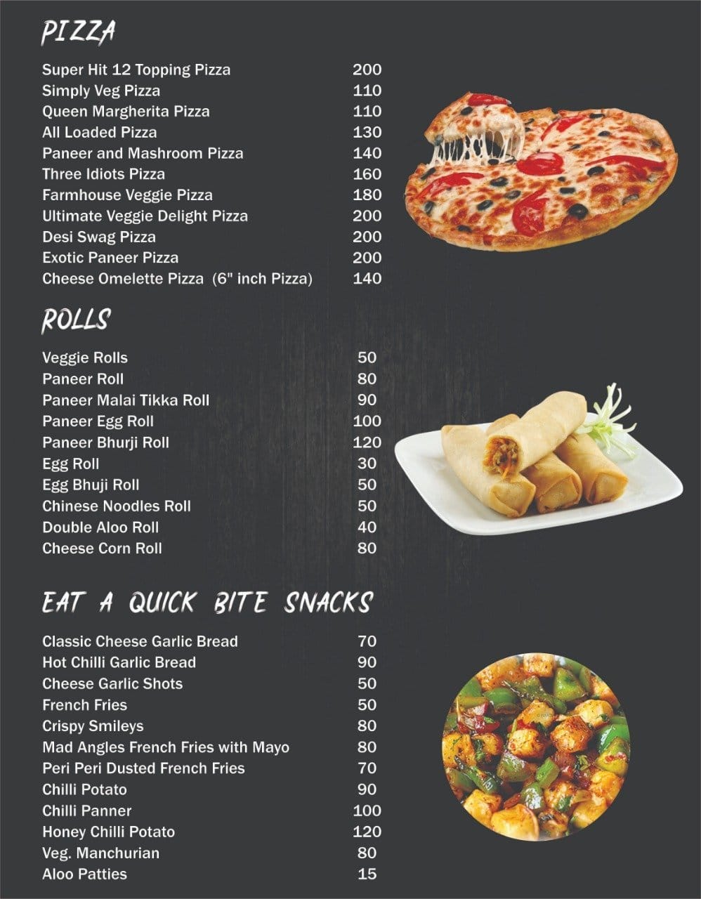 Menu at Uncle Anu's Kitchen, Ajmer