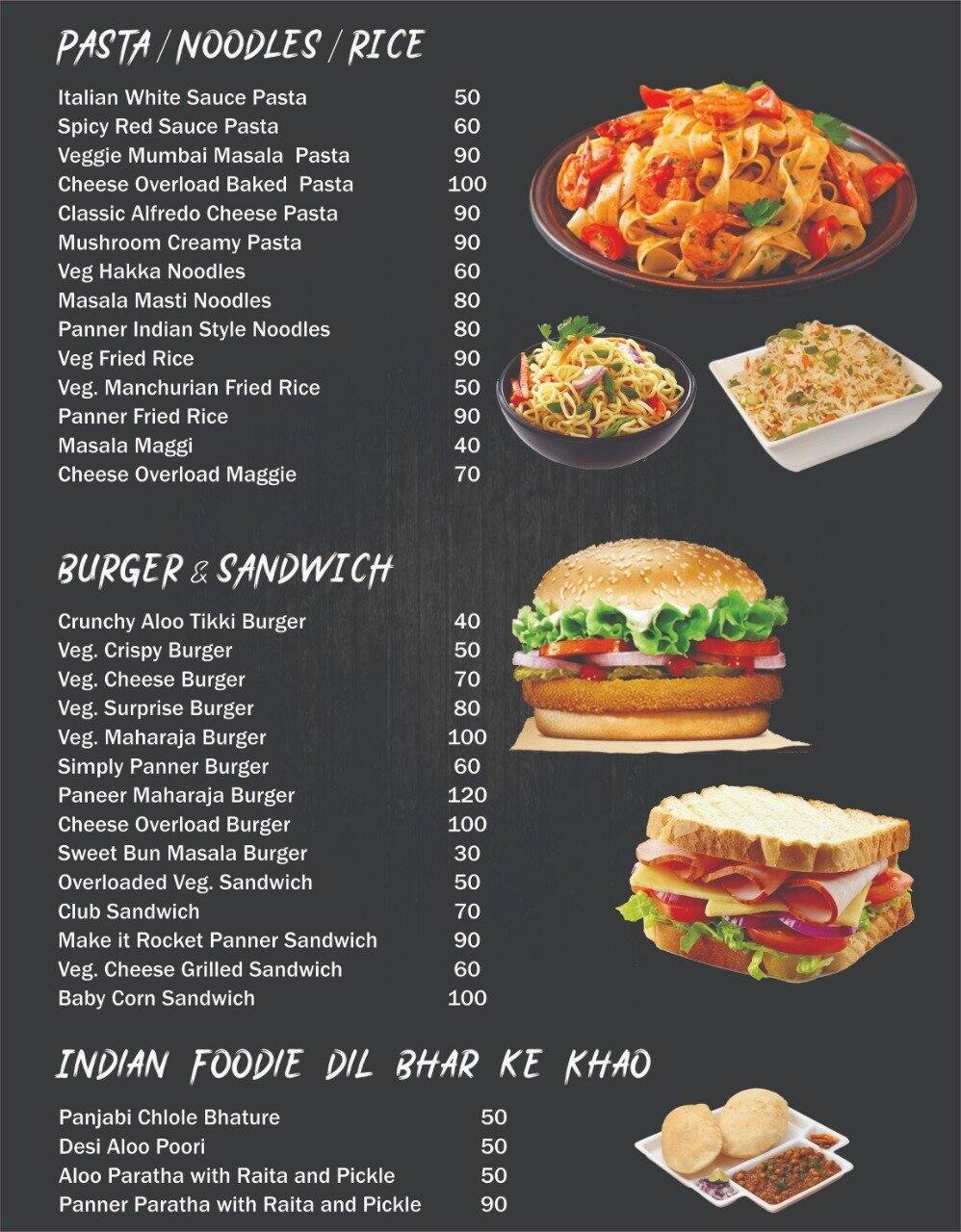 Menu at Uncle Anu's Kitchen, Ajmer