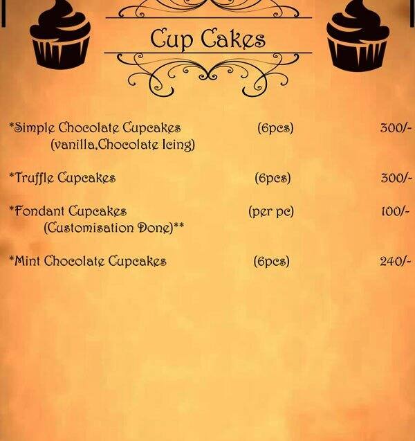 Menu at One Step Ahead Bakery, South Dum Dum, 4th floor