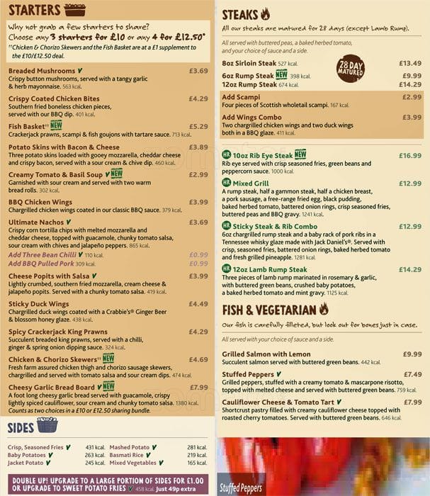Menu at The Castle pub & bar, Woodford, 393-395 High Road