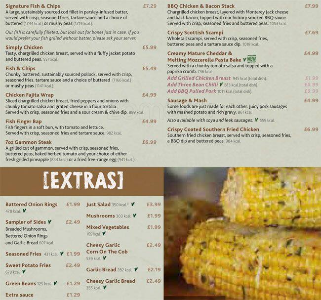 Menu at The Castle pub & bar, Woodford, 393-395 High Road