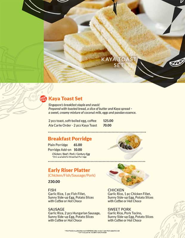 Menu at Bugis Singapore Street Food restaurant, Quezon City, 78 Nicanor ...