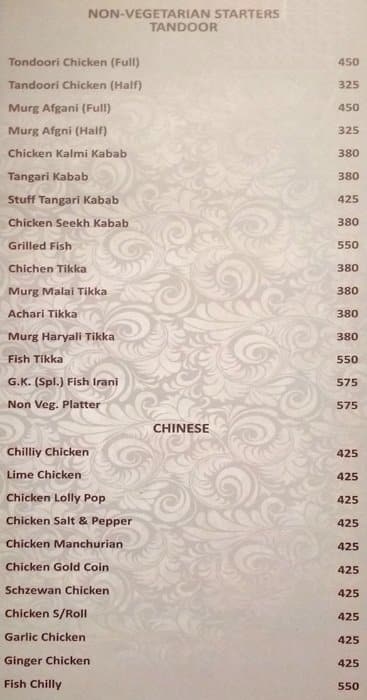 Temptation Menu, Menu for Temptation, Sector 35, Chandigarh - Zomato