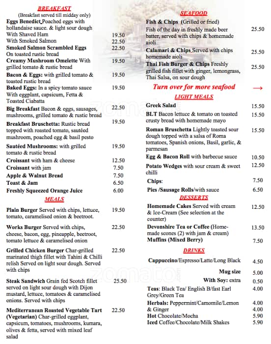 Cottage Point Kiosk Menu, Menu untuk Cottage Point Kiosk, Brooklyn ...