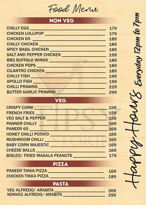 Menu at The White Rabbit - Bar and Kitchen, Hyderabad