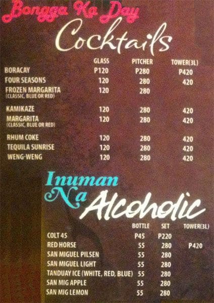 Song Hits Menu, Menu for Song Hits, Ugong, Pasig City - Zomato Philippines