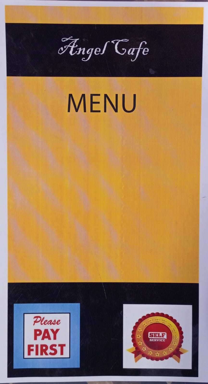 Menu of Angel Cafe, Mira Road, Mumbai