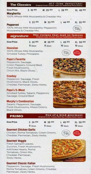 Papa Murphy's Pizza, Al Raha, Abu Dhabi - Zomato