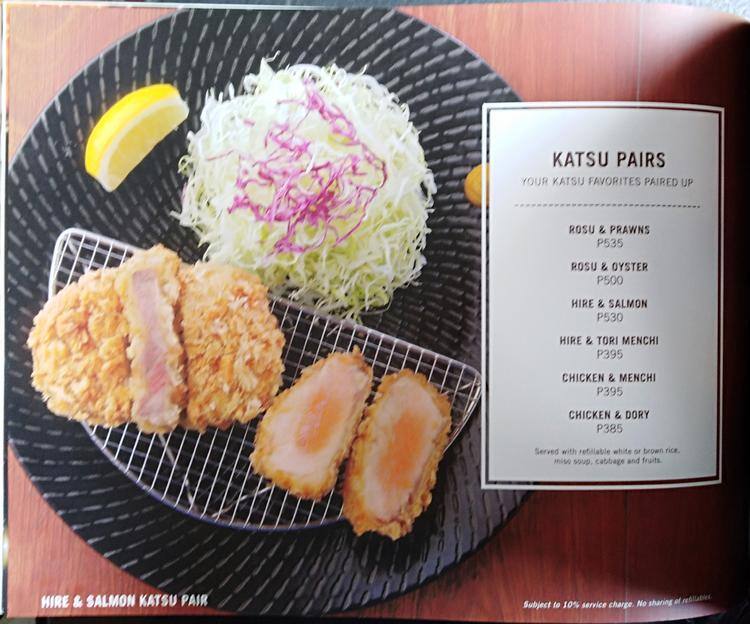 Menu at Yabu restaurant, Taguig, G3W3+8FJ