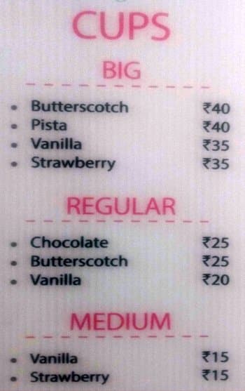Arun Ice Creams Menu, Menu for Arun Ice Creams, K.K. Nagar, Chennai ...