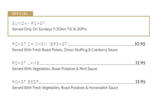 Menu at BROTHERS KITCHEN restaurant, London