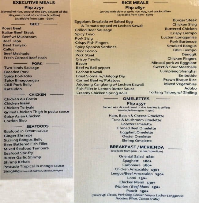 Chef & Brewer Menu,Menú para Chef & Brewer, Ortigas, Pasig City ...