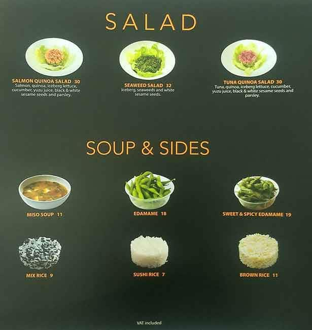 Menu at Studio City Sushi Counter restaurant, Dubai, Ground Floor of ...