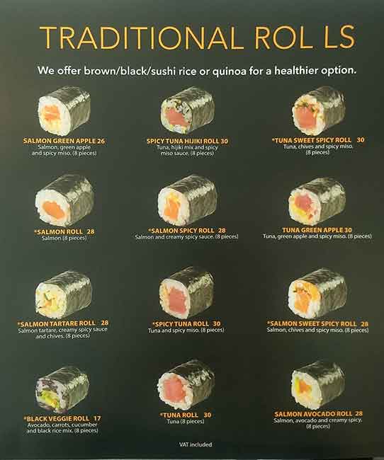 Menu at Studio City Sushi Counter restaurant, Dubai, Ground Floor of ...