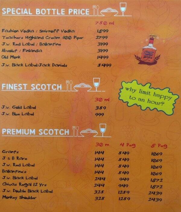 My Bar Square Menu, Menu untuk My Bar Square, Connaught Place, New ...